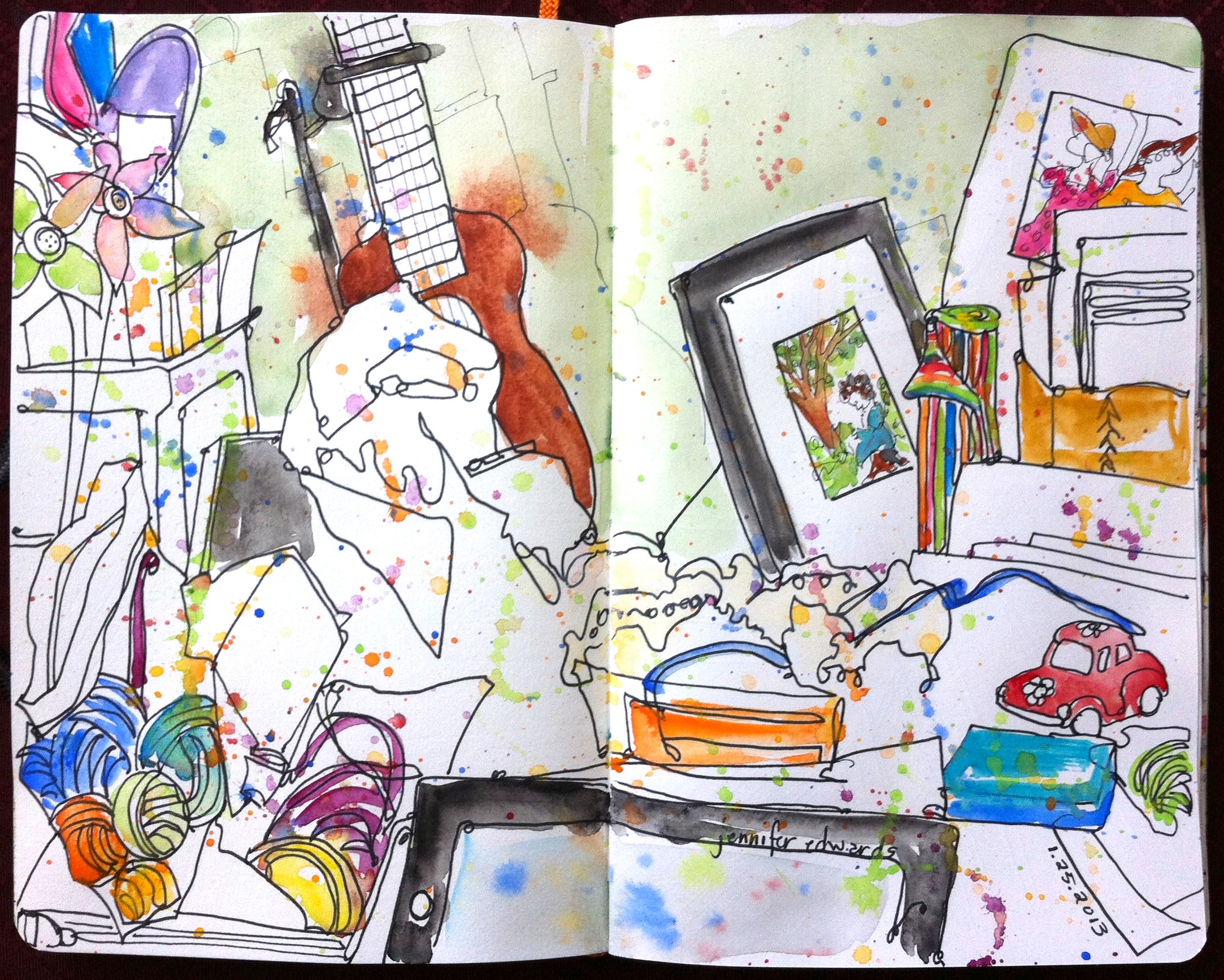 Drawing the Chaos – Jennifer Edwards